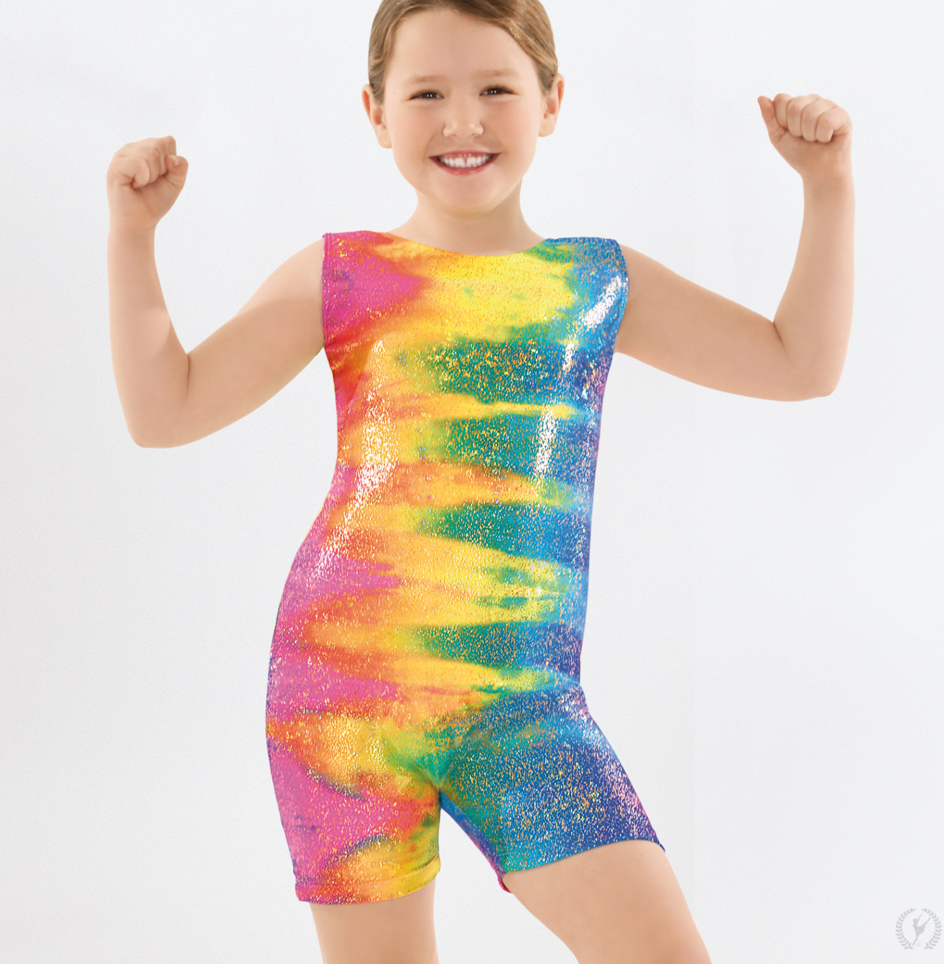 Eurotard Girls Rainbow Shimmer Tank Gymnastics Biketard 96503 – Raising ...